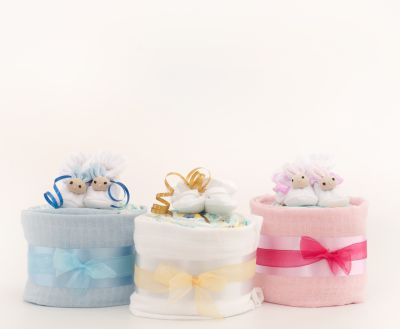 Baby Nappy Cake - Natural – www.nappycakes.ie